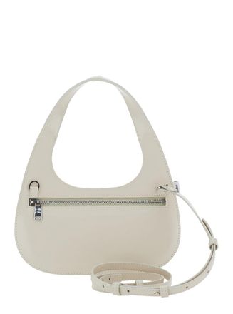 Coperni Womens Shoulder Bag Slim Swipe Phone Baguette Beige Cowhide Leather