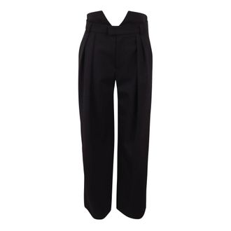 Ssheena Plissierte Hose mit Korsett-Taille - - Trousers - Damen - Schwarzk - L