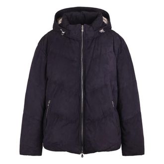 Brunello Cucinelli Gesteppte Lederjacke - - Jackets - Herren - Blau - XL