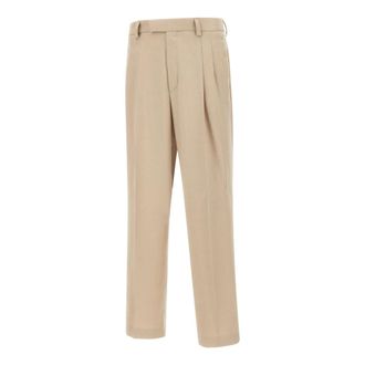 HUGO BOSS Homme, Pantalons, Beige, Taille: M Pantalon Coupe Oversize en Twill