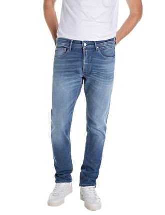 Replay Herren WILLBI Jeans, 009 MEDIUM Blue, 34 W/34 L