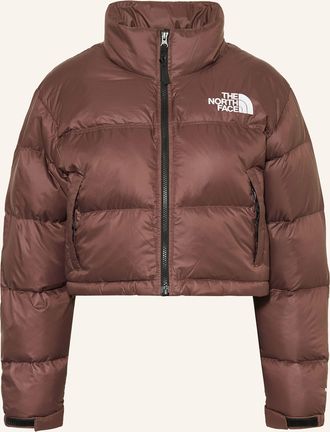 The North Face Cropped-Daunenjacke lila