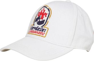 Dsquared2 Homme, Accessoires, Blanc, Taille: S Cappellino Baseball