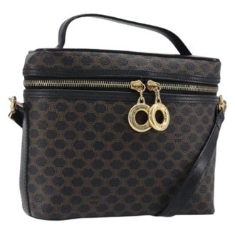 Celine Pre-owned Vintage Macadam Canvas Crossbody - Femme - Pre-owned - Noir - Taille: ONE Size
