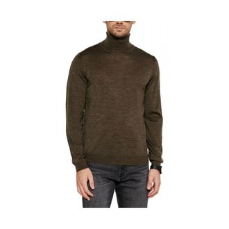 HUGO BOSS Homme, Pulls, Vert, Taille: 2XL Pull Col Montant Musso-P