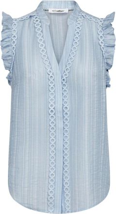 Co'Couture Femme, Tops, Bleu, Taille: 36 FR D&eacute;bardeurs