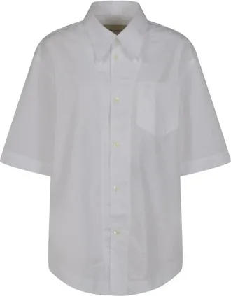 Ami Femme, Blouses et Chemises, Blanc, Taille: 40 FR Quota Chemise Manches Courtes