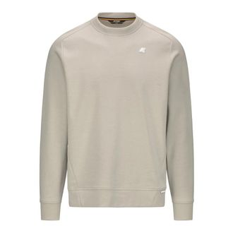 K-Way Homme, Sweatshirts et sweats &agrave; capuche, Beige, Taille: M SweaT-shirt athleisure &agrave; coupe d&eacute;contract&eacute;e