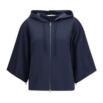 Max Mara Fidato Kapuzenpullover - - Sweatshirts & Hoodies - Damen - Blau - S