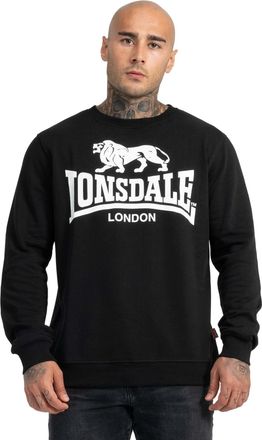Lonsdale Herren Sweatshirt Men Crewneck Sweatshirt Gosport schwarz (Schwarz) X-Large