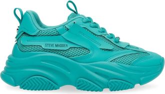 Steve Madden Femme, Chaussures, Vert, Taille: 38 1/2 EU Baskets Basses &agrave; Lacets