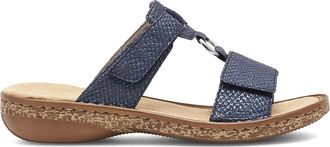 Rieker Pantoletten Rieker 628P9-14 Dunkelblau