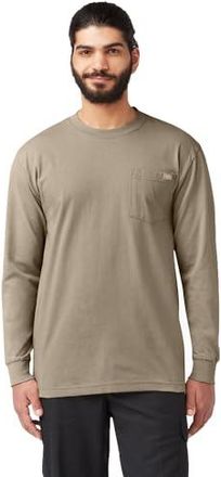 Dickies T-Shirt &agrave; Manches Longues et col Rond pour Homme, Taille Grande et Large, Sable, Taille 3XL