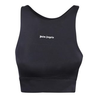 Palm Angels Damenbekleidung Oberteile Schwarz Aw23 - - Tops - Damen - Schwarzk - S