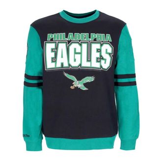 Mitchell & Ness Philadelphia Eagles Crewneck Sweatshirt - - Sweatshirts & Hoodies - Herren - Mehrfarbig - S