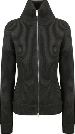 Maison Margiela ribbed-knit cardigan - Schwarz