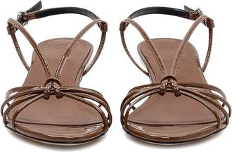 Aeyde Amara Patent Calf Leather Tobacco