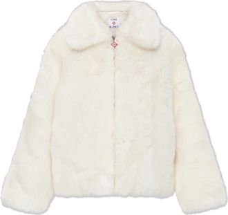 Casablanca Femme, Vestes, Blanc, Taille: 36 FR Faux Fur & Shearling Vestes