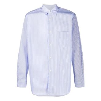 Comme Des Gar&ccedil;ons Multi Stripe Shirt - - Shirts - Herren - Blau - L