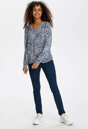 Kaffe Blusentop Langarm-Bluse Geisa