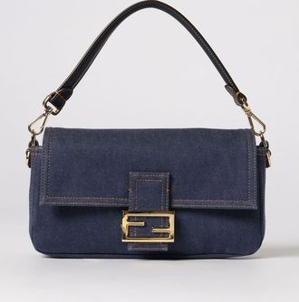 Fendi Sac Port&eacute; &eacute;paule FENDI Femme couleur Bleu
