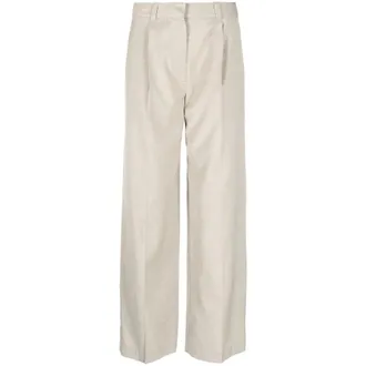 Low Classic Low Rise Trouser - - Trousers - Damen - Beige - L