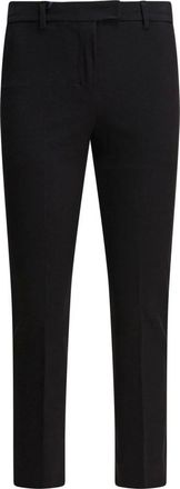 Max Mara Femme, Pantalons, Noir, Taille: 36 FR Straight Leg Tailored Pantalons