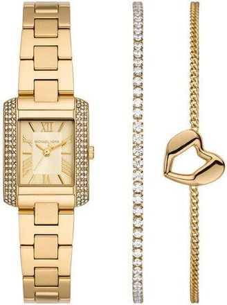 Michael Kors Uhr und Armband Set Emery Set MK7510SET Goldfarben