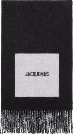 Jacquemus Femme, Accessoires, Noir, Taille: ONE Size Lecharpe Rond Carré