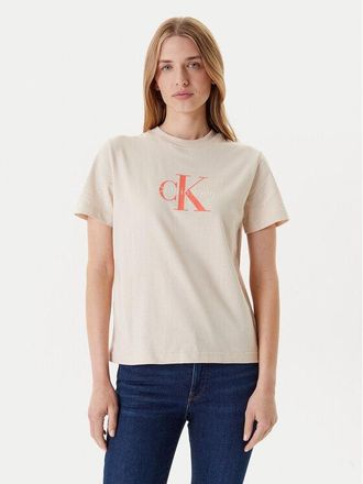 Calvin Klein Jeans T-Shirt Hero Classic LV047B865G Beige Regular Fit