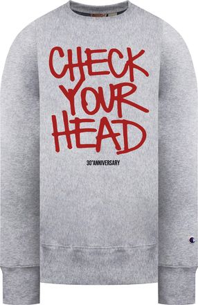Champion x Beastie Boys Herren Grauer Pullover