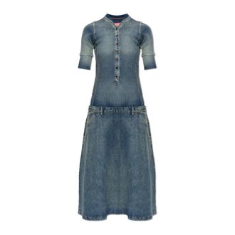 Diesel Femme, Robes, Bleu, Taille: 40 FR De-Anim-S Dress
