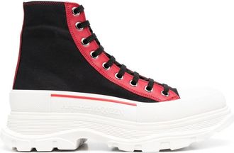 Alexander McQueen Tread Slick High-Top-Sneakers - Schwarz
