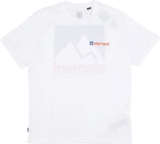 Element Wei&szlig;es Herren-Tee mit Logo-Print - - Tops - Herren - Wei&szlig; - XS