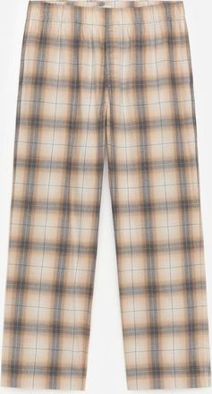 Arket Pyjamahose Aus Flanell -Beige