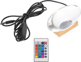 DOITOOL Projektionslampe Glas Nachttischlampe Usb Kreatives Vibe Licht Für Schlafzimmer Wohnzimmer Dekoration