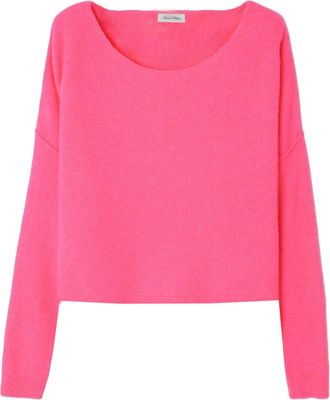 American Vintage Oversized Pullover DAMSVILLE mit Wolle XS-S Pink