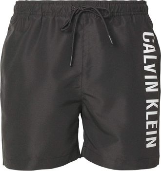 Calvin Klein Herren Badeshorts Medium Drawstring Mittellang, Schwarz (Pvh Black), XXL