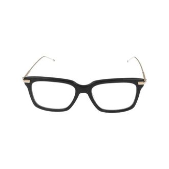 Thom Browne unisex, Accessoires, Multicolore, Taille: 51 MM Acetate and Titanium Rectangular Eyeglasses