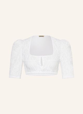 Gottseidank Gottseidank Dirndlbluse Ava weiss