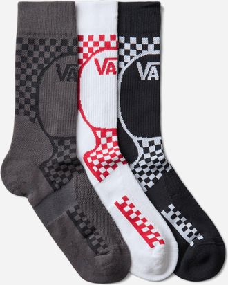 Vans Act of Disagreement Checker Socks Black