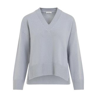 PESERICO V-Ausschnitt-Pullover - - Knitwear - Damen - Blau - S
