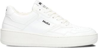 Moea Femme, Chaussures, Blanc, Taille: 37 EU Baskets Basse en Cuir Blanc