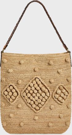 Gerard Darel Sac Hobo en raphia - JOSIE - Ficelle