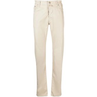 Jacob Cohen Slim-Fit Bard Baumwollmischung Hose - - Jeans - Herren - Beige - W34