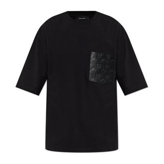 Dsquared2 Homme, Tops, Noir, Taille: XL T-shirt avec poche
