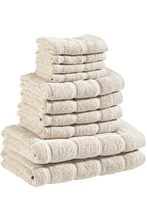 Esposa Frottierset, Hellgrau, Textil, 10-teilig, Badtextilien, Handtuch-Sets