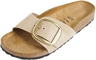 Birkenstock 1024009 Madrid BIG Buckle Sandcastle Narrow FIT 38/Beige