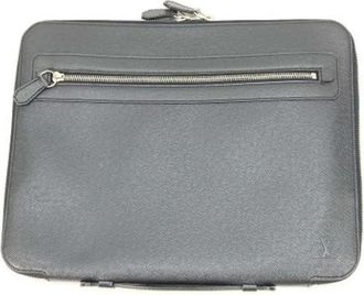 Louis Vuitton unisex, Pre-owned, Noir, Taille: ONE Size Sac &agrave; main vintage en cuir Pre-owned