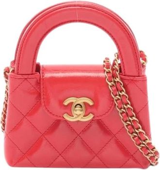 Chanel Pre-owned Sac bandouli&egrave;re 2-en-1 en cuir verni Matelass&eacute; - Femme - Pre-owned - Rouge - Taille: ONE Size
